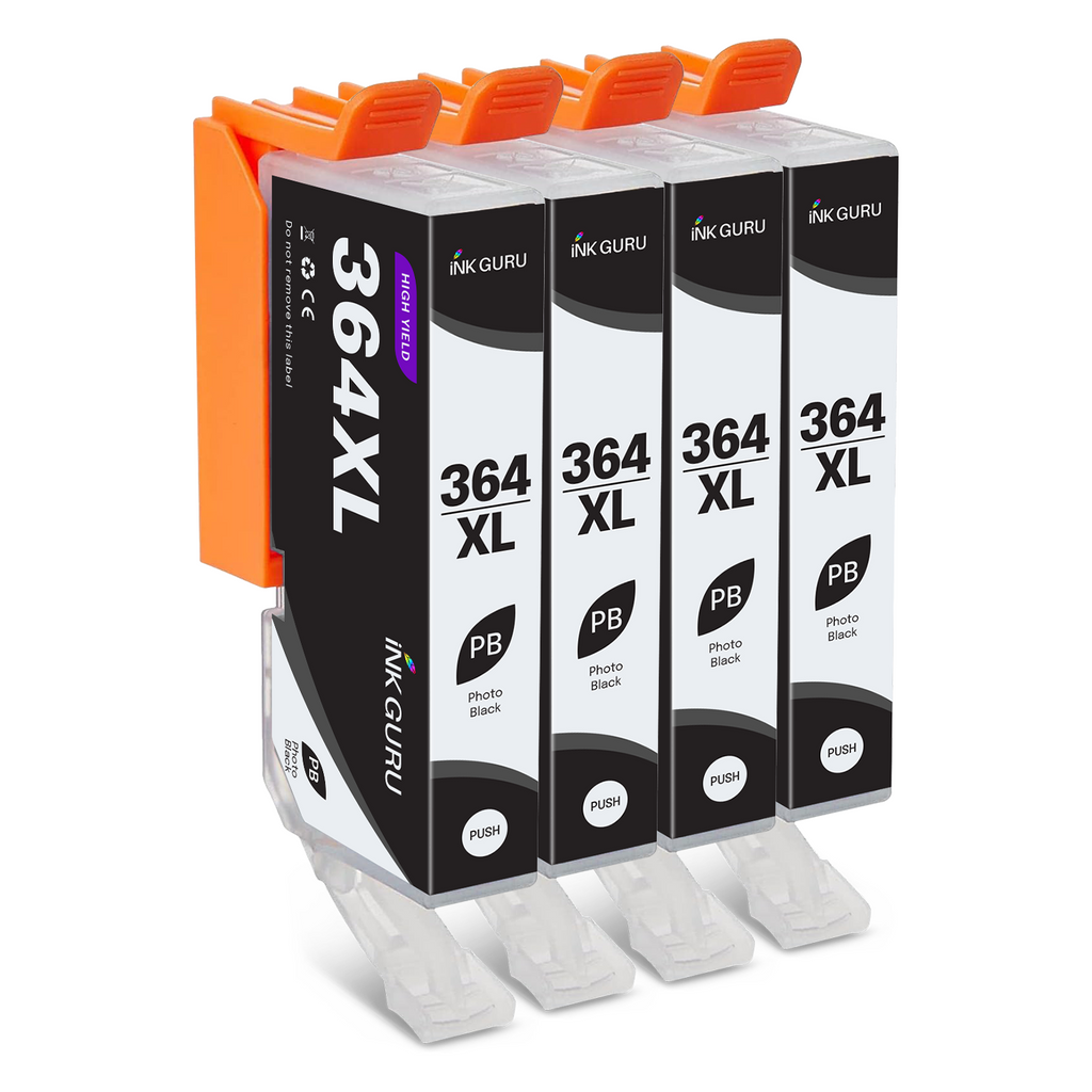 HP Photosmart 7520 Black Ink - 4 Photo Black Value Pack. High Capacity ...