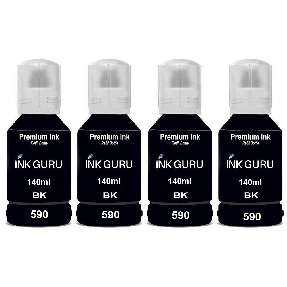 Compatible Canon Pixma G2500 Black Ink Cartridge Pack of 4 — Inkguru